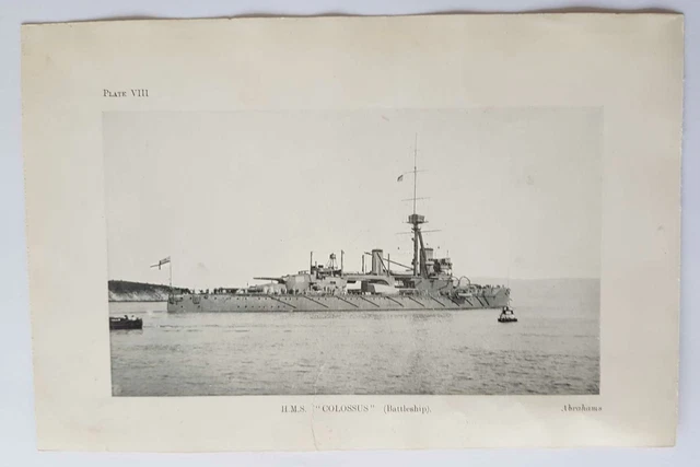 CRIBB WW1 BATTLESHIP 1915 Photo Print HMS Conqueror HMS Colossus £9.95 ...