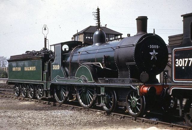 COPY COLOUR SLIDE, Steam & Sail, former LSWR T9, 30119 £1.25 - PicClick UK