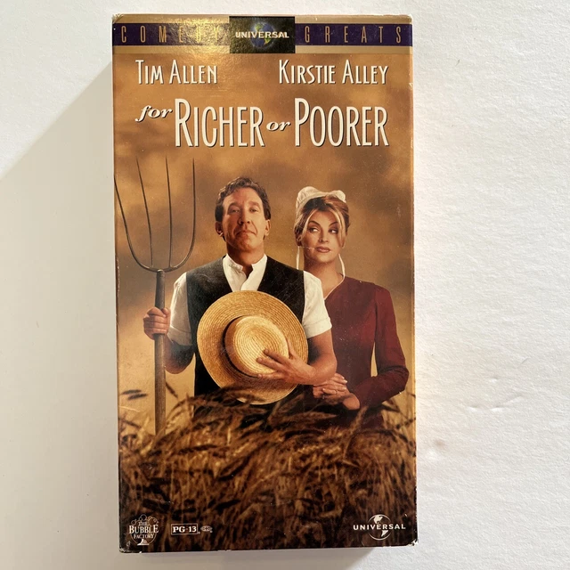 FOR RICHER OR Poorer VHS 1998 Kirstie Alley Tim Allen £2.38 - PicClick UK