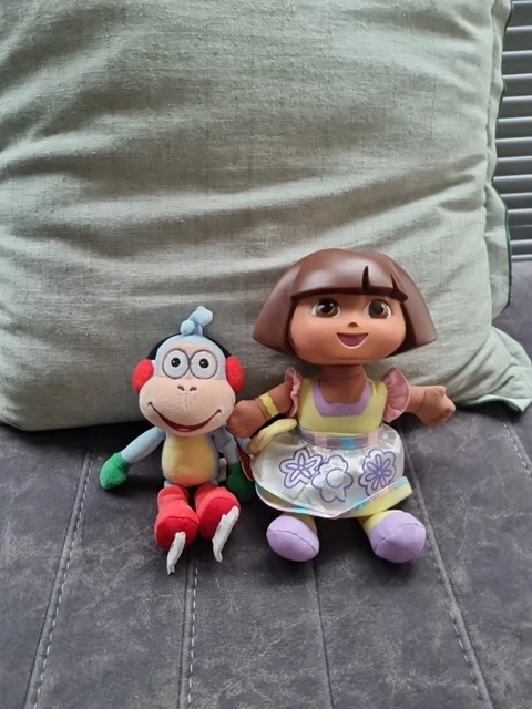 FISHER-PRICE DORA THE Explorer Doll Firm Head And Boots Plush Soft ...