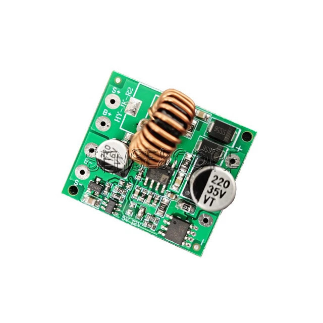 3.2V/3.7V STEP-UP TO 5V/12V 1.5A Boost Module Solar Controller Circuit ...