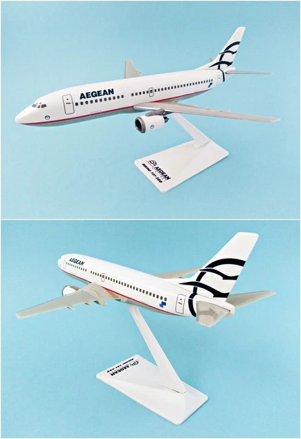 AEGEAN AIRLINES SCALE 1-180 model Boeing B737-300 Aircraft Airplane ...