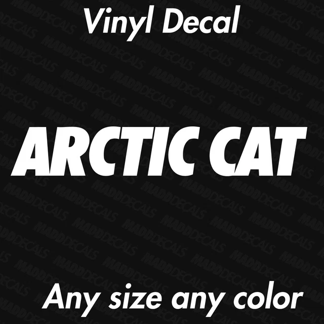 ARCTIC CAT LOGO Decal | Logo Vinyl Die Cut Sticker 4" to 15" £1.43 ...