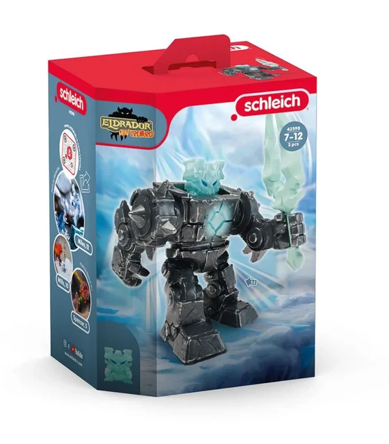 SCHLEICH 42598 ELDRADOR Mini Creatures Shadow Ice Robot Plastic Figure ...