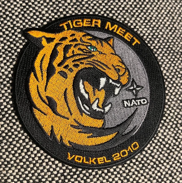 NATO TIGERMEET NTM 2010 Official Patch VOLKEL F-16 RNLAF Tigers Airbase ...