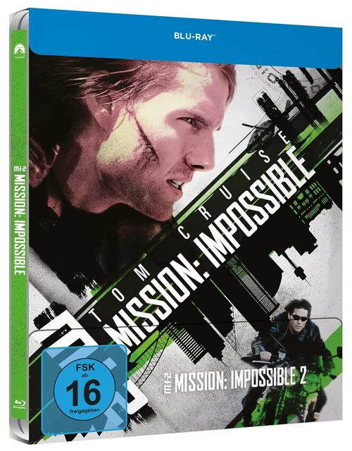MISSION: IMPOSSIBLE - Teil: 2 (2001)[Blu-ray im Steelbook/NEU/OVP] Tom Cruise, V EUR 12,99 ...