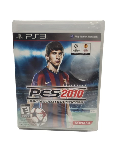 PS3 PRO EVOLUTION Soccer PES 2010 Game PlayStation 3 Konami ESRB E New ...