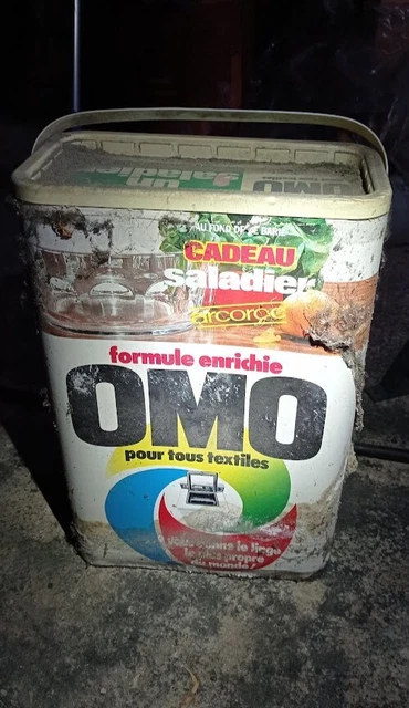 ANCIEN SEAU EN Carton De Lessive OMO PUBLICITAIRE Vintage EUR 15,00 ...