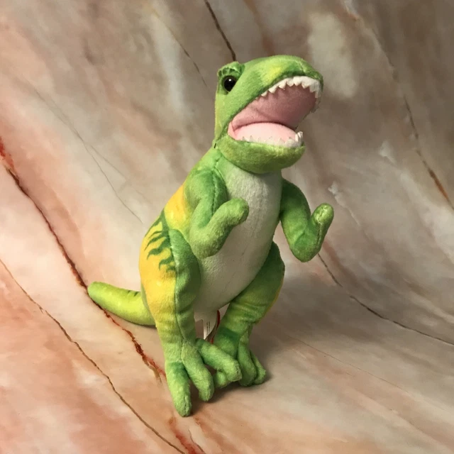 WILD REPUBLIC T Rex Green Raptor Dinosaur Plush Stuffed Animal B £14.58 ...