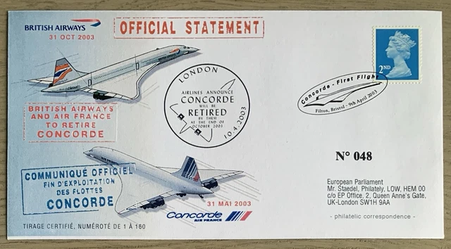 BRITISH AIRWAYS & Air France to retire Concorde, Official Statement ...