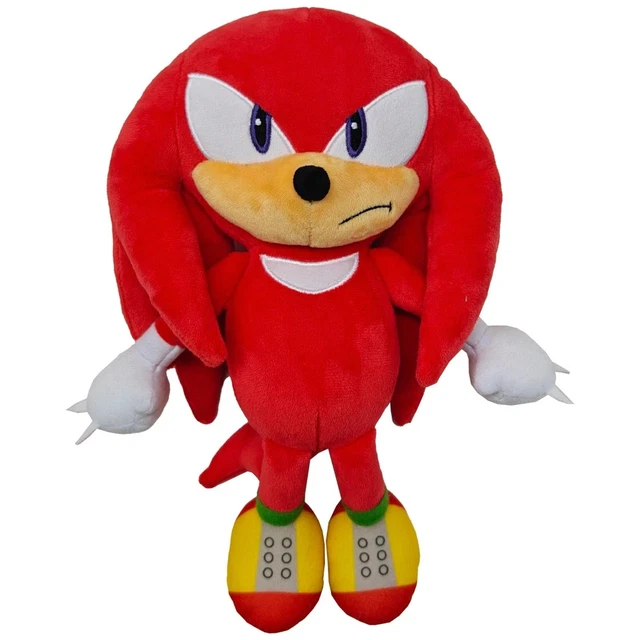 SONIC THE HEDGEHOG Knuckles Plush Soft Toy Character 30cm Valentines ...