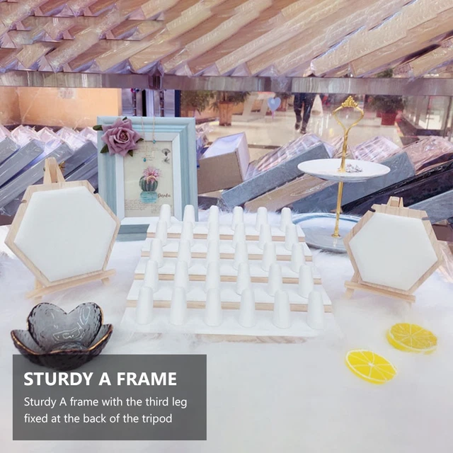 2 PCS KIDS Tabletop Easel Small Wooden Easels for Display Painting $25. ...