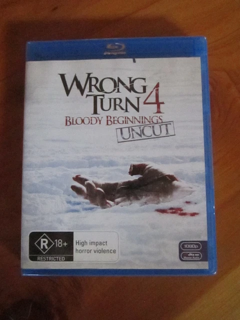DVD BLU-RAY WRONG Turn 4 Bloody Beginnings Uncut Like New Great ** Must ...