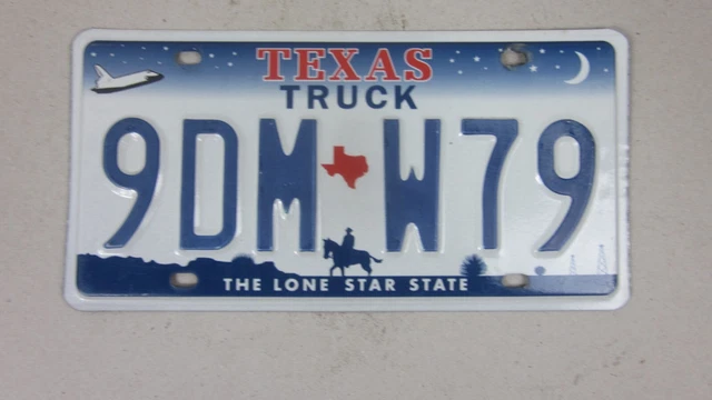 TEXAS SPACE SHUTTLE licence/number plate United States/USA/US/American ...