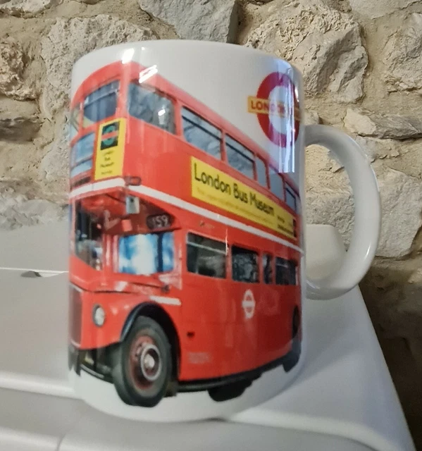 LONDON BUSES BUS Cup Mug Routemaster Classic Transport Red Bus £7.99 ...