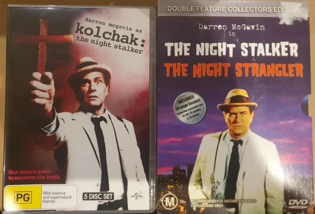 KOLCHAK THE NIGHT STALKER & STRANGLER DVD DARREN McGAVIN DOUBLE FEATURE ...