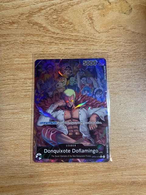 ONE PIECE CARD Game - Donquixote Doflamingo - Leader - OP04-019 L Alt Art £44.99 - PicClick UK