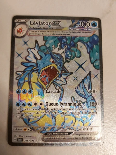 CARTE POKEMON LEVIATOR 225/198 EX FA Secrète EV1 Ecarlate et Violet SV1 ...