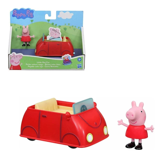 GIOCO AUTO MINI macchina rossa di Peppa pig giocattolo da bambini ...
