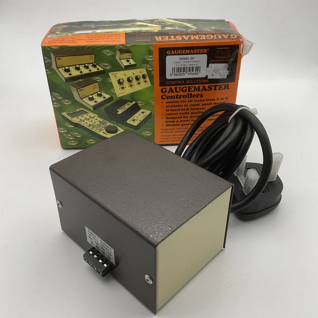 GAUGEMASTER M1 CONTROLLER OO Gauge Ho Scale Model Railway Transformer ...