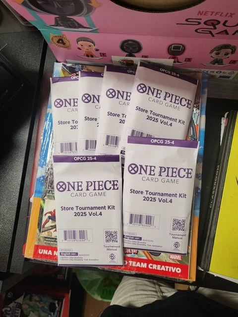 ONE PIECE CARD Game Store Tournament Kit 2025 Vol 4 x4 NEW/SEALED EUR ...
