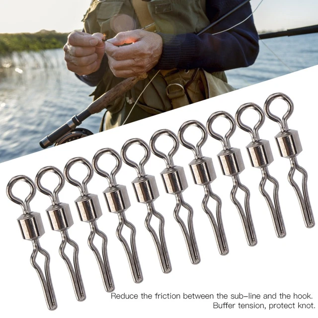 MÉTAL AMÉRICAIN TYPE SubLine Clip Fishhook Pivotant Connecteur Rapide ...