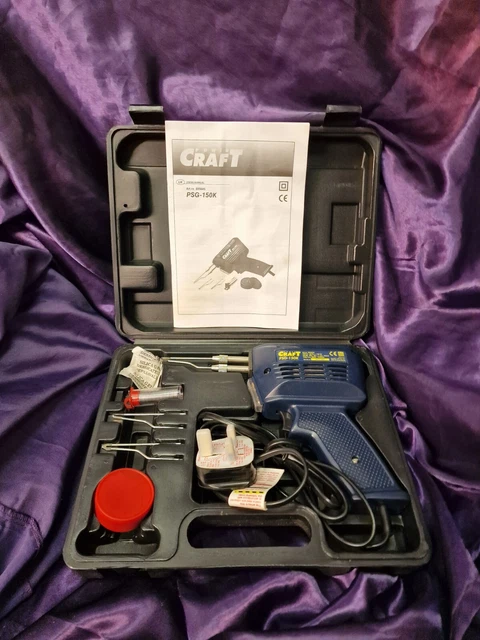 POWER CRAFT SOLDERING Gun Model PSG-150K 150w NEW NEVER USED £23.32 ...
