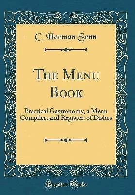 THE MENU BOOK Practical Gastronomy, a Menu Compile EUR 23,45 - PicClick DE