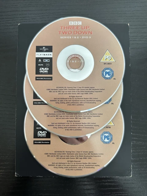 THREE UP TWO Down Series 1-2 DVD Set Missing Outer Sleeve £11.12 ...