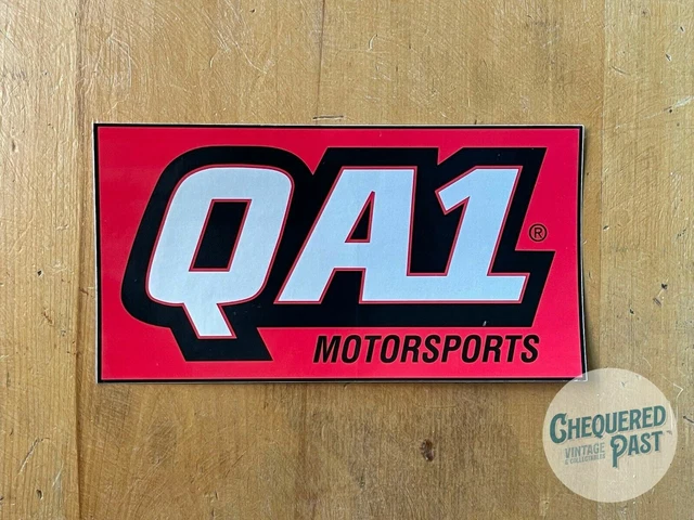 'QA1 MOTORSPORTS' STICKER Decal Race Car Stock Car Speedway Drift Rally ...