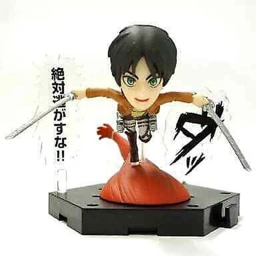 ATTACK ON TITAN Raro Eren Yeager Figura Bambola Bella Giocattolo ...