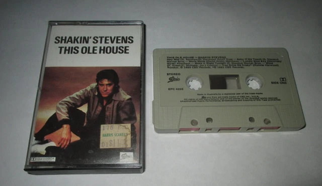 SHAKIN STEVENS THIS Ole House Cassette 1981 Epic Records Epc 4226 Made ...
