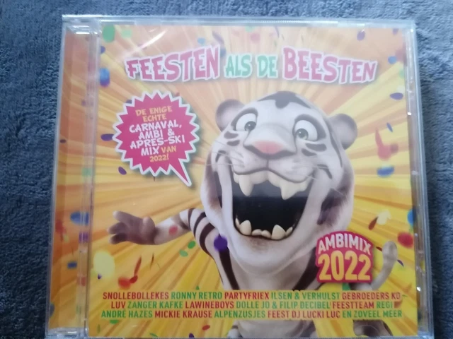 NEUF FEESTEN ALS Beesten Cd Ambimix 2022 Carnaval/Snollebollekes/Ronny ...
