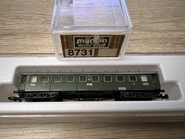 MÄRKLIN 8731 VOIE Z Voitures 3 Classe Top État en Emballage D'Origine EUR 31,00 - PicClick FR