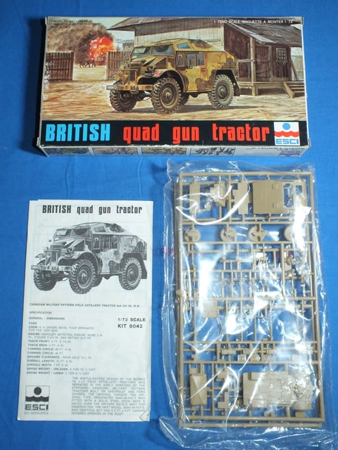 ESCI 8042 - British Quad Gun Tractor + Bonus EUR 15,49 - PicClick DE