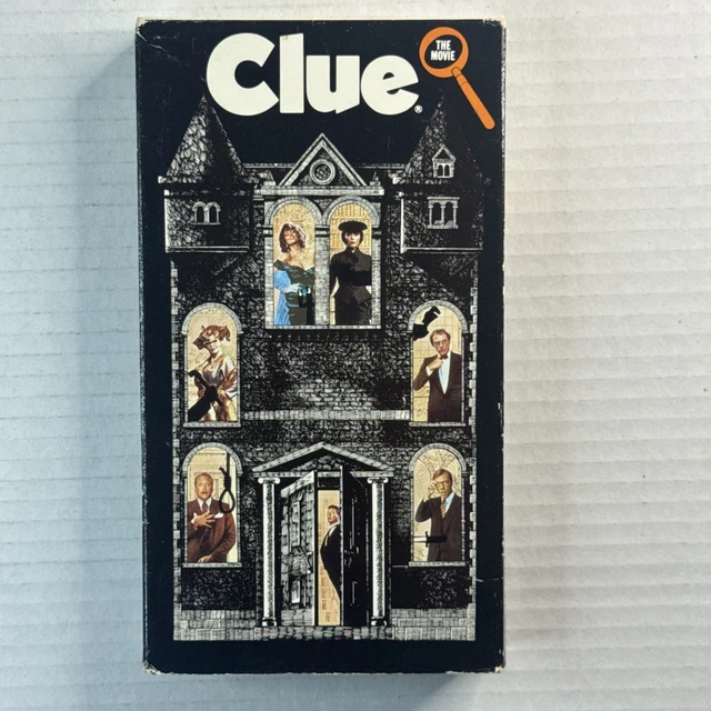 “CLUE THE MOVIE” RARE Paramount Release 1985 (VHS) Mystery ...