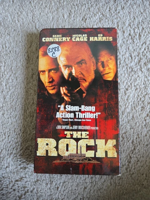 THE ROCK (VHS, 1998) Movies Video Tapes Sean Connery Nicolas Cage Ed ...