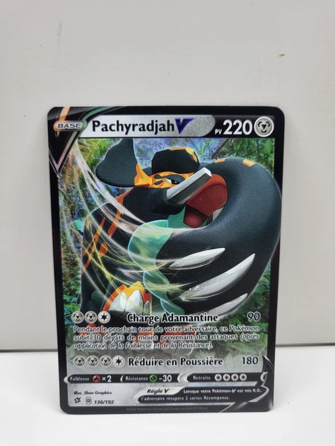 A1 CARTE POKÉMON Pachyradjah V 136/192 EUR 5,90 - PicClick FR
