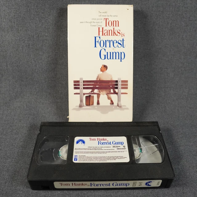 FORREST GUMP VHS 1994 Movie Tom Hanks Paramount Home Video 142 Min Hi ...
