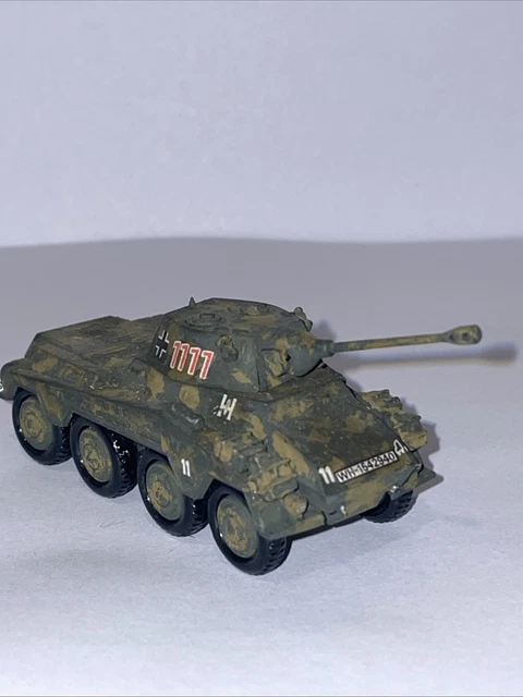 WWII GERMAN SDKFZ Puma Armd Car built & painted - 1/76 scale - 74116 £8 ...