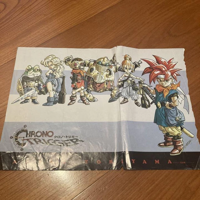 CHRONO TRIGGER POSTER snes £68.70 - PicClick UK