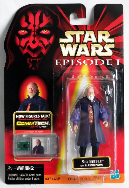 SIO BIBBLE *RARE* Star Wars Episode 1 TPM Hasbro 1999 *Combine Shipping ...