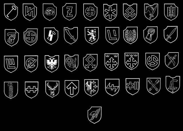 GERMAN WW2 WAFFEN SS divisions print £4.45 - PicClick UK