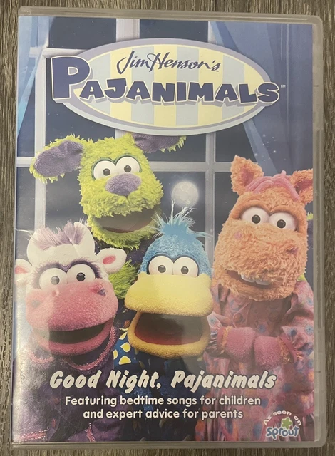 JIM HENSON'S GOOD Night, Pajanimals DVD 2009 NIÑOS PREESCOLAR RARO ...