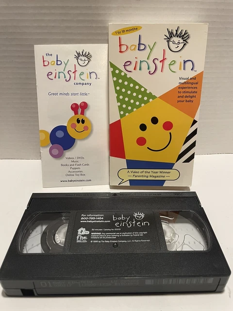 BABY EINSTEIN: LANGUAGE Nursery VHS Tape 2000 Ages 1-18 Months ...