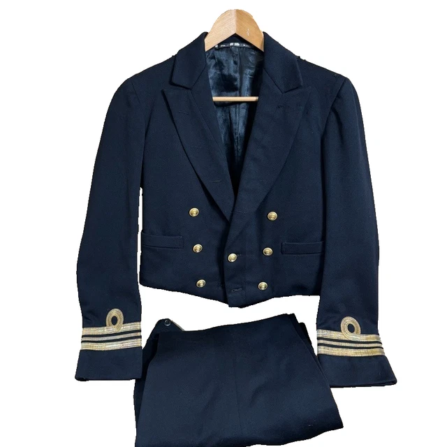 ROYAL NAVY UNIFORM Ww2 Era British Lieutenant Commander Mess Dress With ...