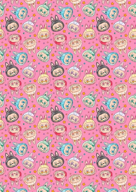 LABUBU BIRTHDAY GIFT Wrap - Labubu Wrapping Paper - Labubu Birthday ...