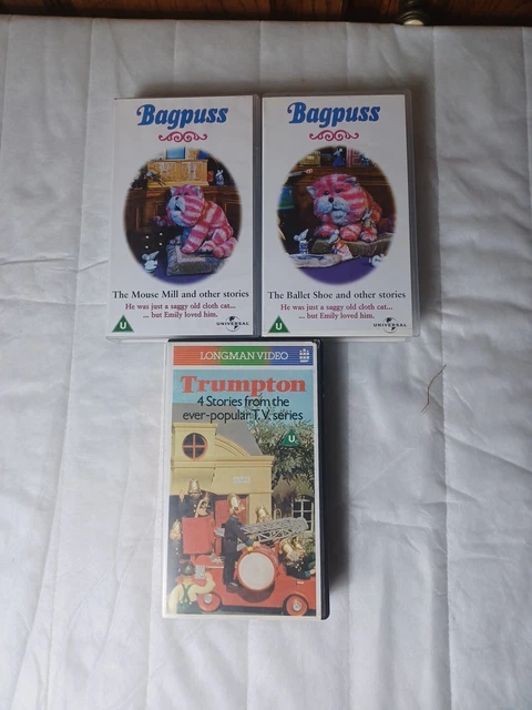 BAGPUSS VHS TRUMPTON Vhs Bundle Classic Children's Collectable Rare £7. ...