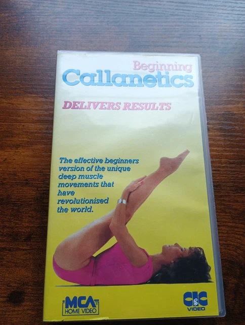 1989 BEGINNING CALLANETICS VHS 80s Aerobics Exercise Fitness Tape Video ...