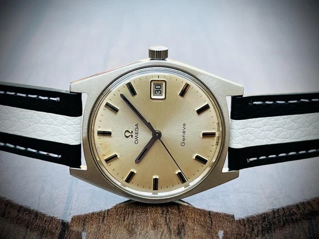 OROLOGIO VINTAGE OMEGA Geneve Data Quadrante Argento, Carica Manuale, Cal.613 Uomo, 135.070 EUR ...